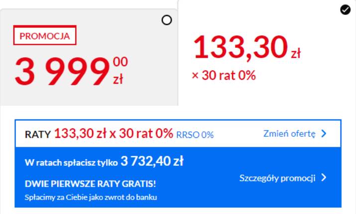 Jak działa rata gratis? Raty gratis w RTV EURO AGD