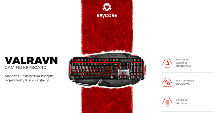 Klawiatura Ravcore Valravn - Opinie, Cena