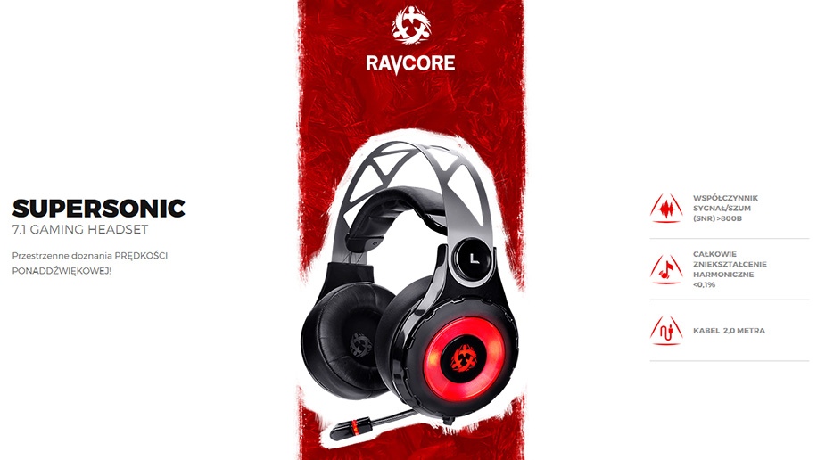 Ravcore Supersonic 7.1 w Sklepie RTV EURO AGD