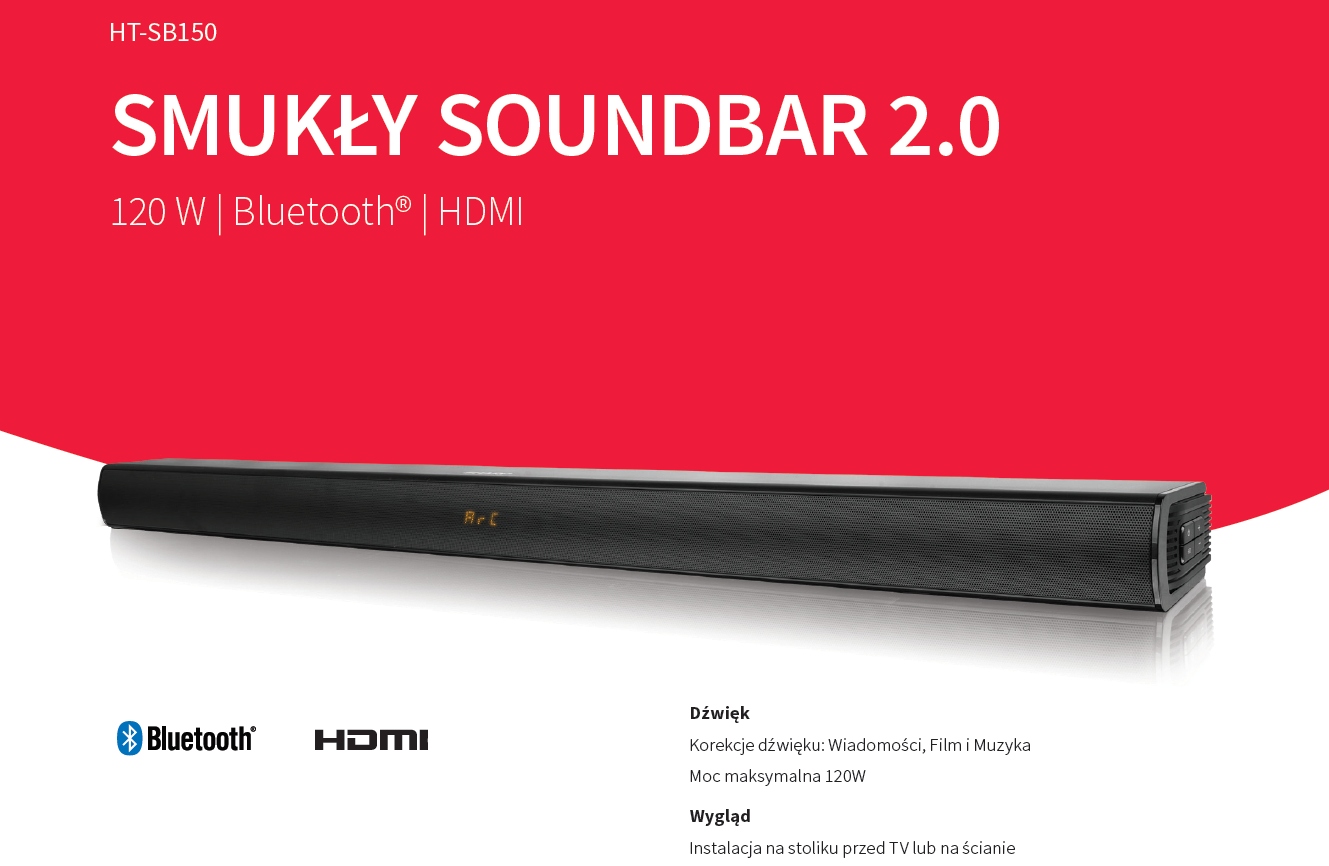 Soundbar Sharp HT-SB150 - Opinie, Cena