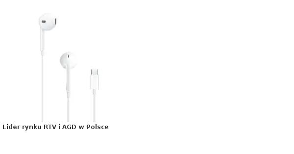 EarPods – niskie ceny i szeroki wybór modeli | RTV EURO AGD