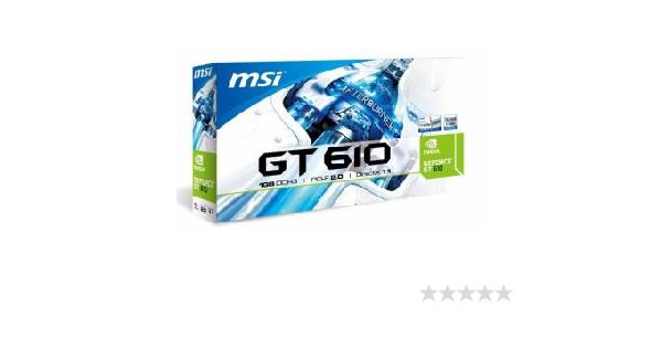 MSI GeForce GT 610 1024MB DDR3/64bit - Opinie, Cena - RTV EURO AGD