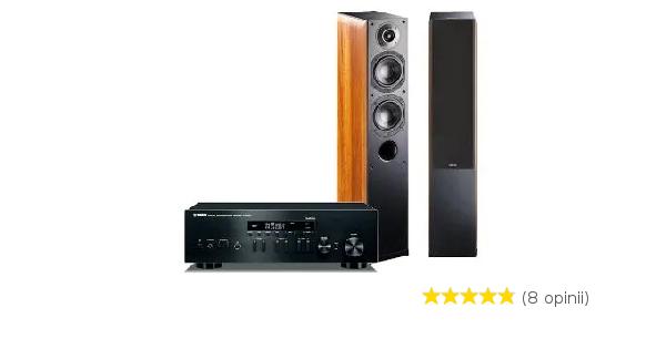 Zestaw stereo Yamaha MusicCast R-N402D Czarny, Indiana Line Nota 550 X ...