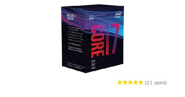 Procesor Intel Core i7-8700K 3,7GHz 12MB Box - Opinie, Cena - RTV EURO AGD