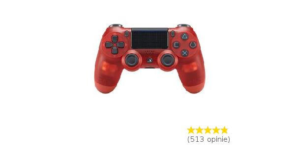Sony DualShock 4 v2 (red crystal) w Sklepie RTV EURO AGD
