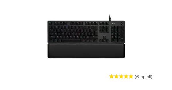 Klawiatura mechaniczna Logitech G513 Carbon Romer-G Tactile Switch ...