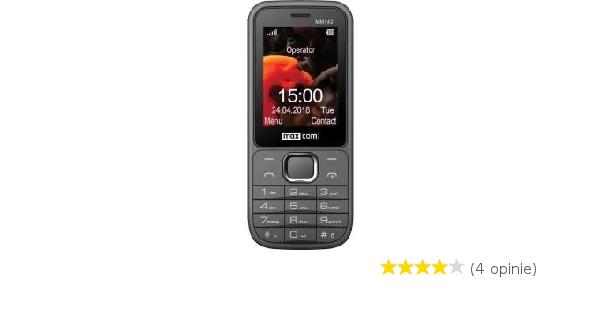 Telefon Maxcom Classic MM142 (szary) - Opinie, Cena - RTV EURO AGD