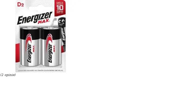 Baterie Energizer LR20 Max 2szt. - Opinie, Cena - RTV EURO AGD