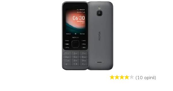 Telefon Nokia 6300 4G TA 1286 DS 2,4" 0,3Mpix Grafitowy - Opinie, Cena ...
