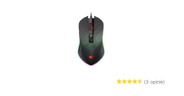 Myszka gamingowa Havit GAMENOTE MS1019 RGB Czarny - Opinie, Cena - RTV EURO AGD