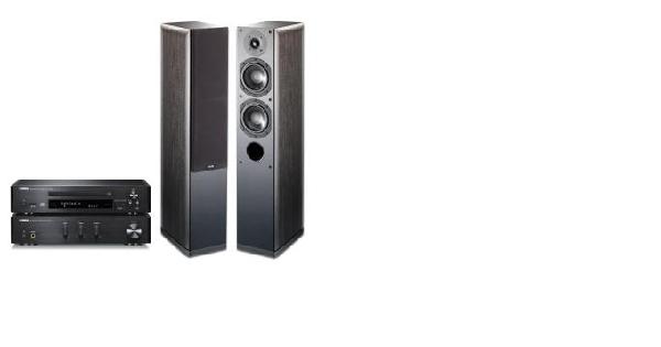 Zestaw stereo Yamaha MusicCast A-670, CD-NT670D (czarny), Indiana Line ...