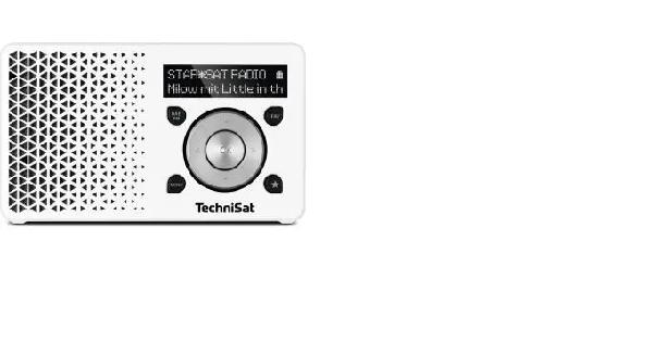Radioodbiornik TechniSat DigitRadio 1 Radio FM DAB+ Biało-srebrny ...