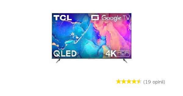 Telewizor TCL 75C635 75" QLED 4K Google TV Dolby Vision Dolby Atmos DVB ...