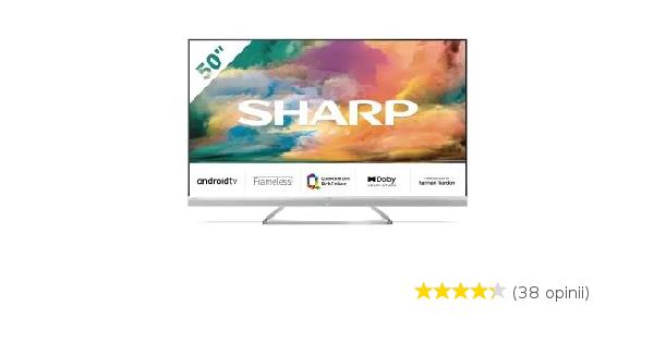 Telewizor Sharp 50EQ7EA 50" QLED 4K Android TV Dolby Vision Dolby Atmos DTS-X DVB-T2 - Opinie ...