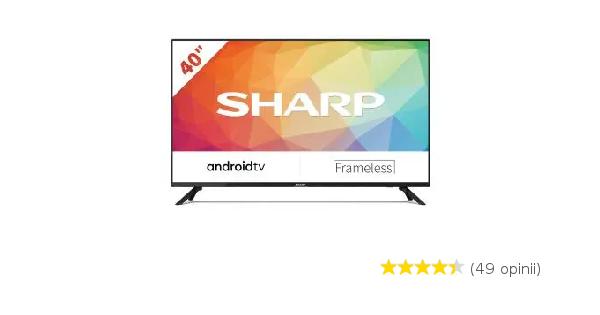Telewizor Sharp 40FG4EA 40" LED Full HD Android TV DVB-T2 - Opinie, Cena - RTV EURO AGD
