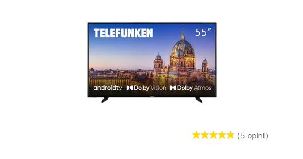 Telewizor Telefunken 55UG8460 55" LED 4K Android TV Dolby Vision Dolby Atmos DVB-T2 - Opinie ...