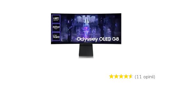 Monitor Samsung Odyssey OLED G8 S34BG850SU 34" UWQHD OLED 175Hz 0,03ms ...