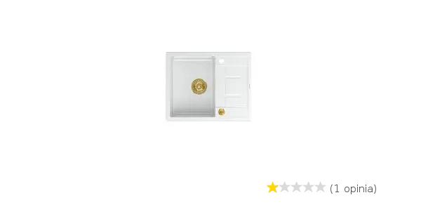 Zlewozmywak Quadron HB8210U1-G1 P2O Morgan 116 Granitowy Biały/Złoty ...