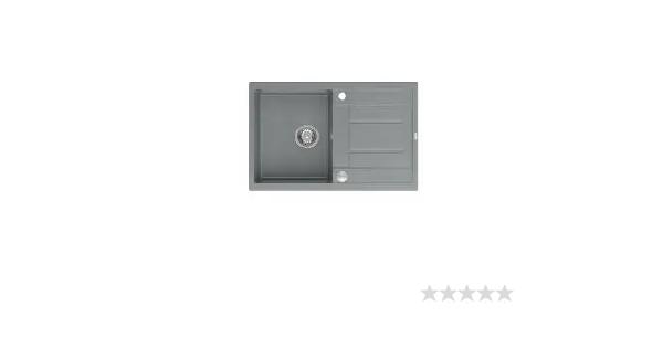 Zlewozmywak Quadron HB8203U5-BS P2O Morgan 111 Granitowy Szary/Stalowy ...