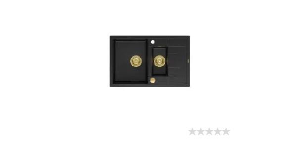 Zlewozmywak Quadron HB8224U7-G1 P2O Morgan 156 Granitowy Czarny mat ...