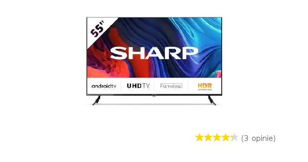 Telewizor Sharp 55FL1EA 55" LED 4K Android TV DVB-T2 - Opinie, Cena - RTV EURO AGD