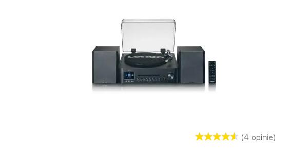 Gramofon Lenco MC-460 Manualny Napęd paskowy Wi-Fi Bluetooth Czarny ...