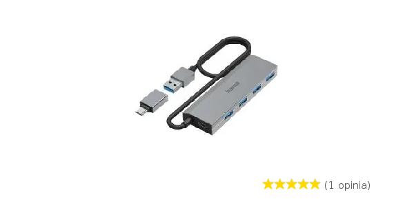 Hama 200138 4 x USB 3.2 Gen1 Szary - Dobra cena, Opinie w Sklepie RTV ...
