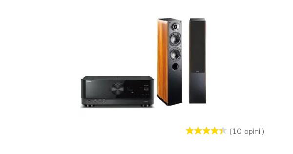 Zestaw stereo Yamaha MusicCast RX-V4A Czarny, Indiana Line Nota 550 X ...