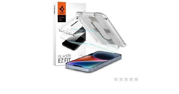 Szkło hartowane Spigen AGL03385 z aplikatorem tR EZ Fit Sensor Open do ...