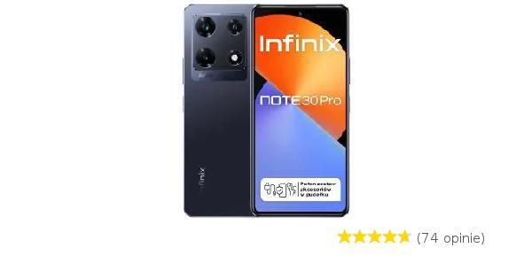 Smartfon Infinix Note 30 Pro 8/256GB 6,67" 120Hz 108Mpix Czarny ...