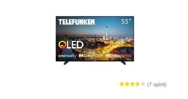 Telewizor Telefunken 55QAG9030 55" QLED 4K Android TV Dolby Vision Dolby Atmos DVB-T2 - Opinie ...