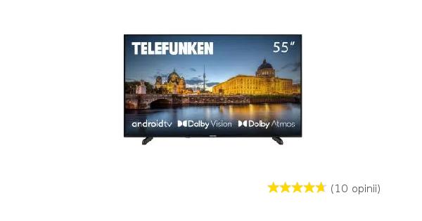 Telewizor Telefunken 55UAG8030 55" LED 4K Android TV Dolby Vision Dolby Atmos DVB-T2 - Opinie ...