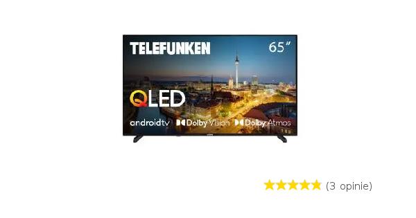 Telewizor Telefunken 65QAG9030 65" QLED 4K Android TV Dolby Vision ...