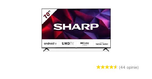 Telewizor Sharp 70FN7EA 70" 4K Android TV Dolby Vision DTS X HDMI 2.1 DVB-T2 - Opinie, Cena ...