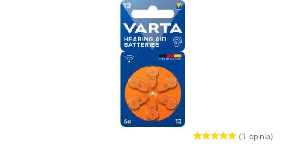 Baterie VARTA do aparatu słuchowego PR48 typ 13 6szt. - Opinie, Cena - RTV EURO AGD