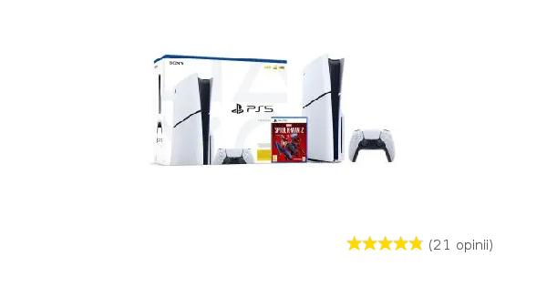 Sony PlayStation 5 Slim D Chassis (PS5) 1TB z napędem + Marvel’s Spider ...