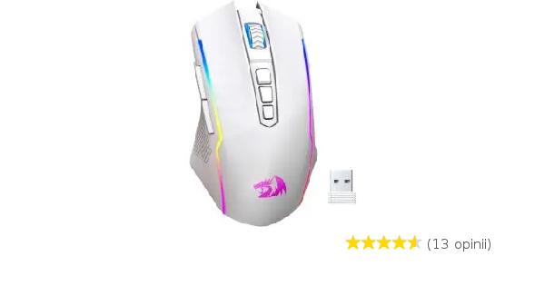 Myszka gamingowa Redragon M914 RGB Nix Biały - Opinie, Cena - RTV EURO AGD