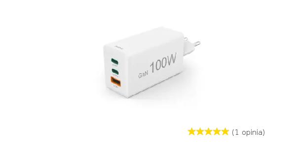 Ładowarka sieciowa Hama Mini 100W PD/QC 2x USB-C 1x USB-A Biały ...