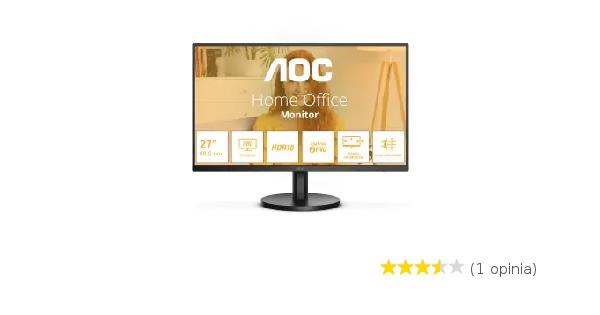 Monitor AOC U27B3M 27" 4K VA 60Hz 4ms - Opinie, Cena - RTV EURO AGD