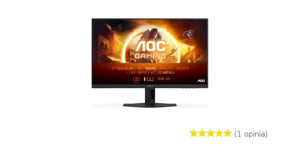 Monitor AOC 27G4XE 27" Full HD Fast IPS 180Hz 0,5ms MPRT Gamingowy ...