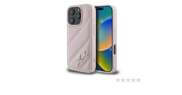 Etui Karl Lagerfeld hardcase Quilted Signature do iPhone 16 Pro Max ...