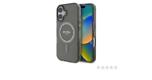 Etui Guess IML Glitter Circle MagSafe do iPhone 16 Czarny - Opinie ...