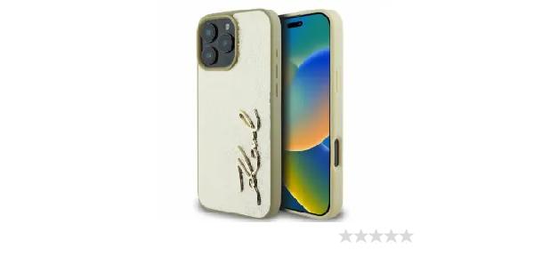 Etui Karl Lagerfeld Metal Signature do iPhone 16 Pro Max Złoty - Opinie ...