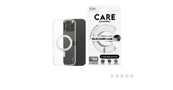 Etui PanzerGlass Kickstand Case MagSafe do iPhone 16 Pro Max Srebrny ...