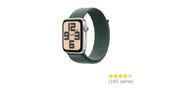Apple Watch SE 2gen GPS koperta 40mm z aluminium Księżycowa poświata ...