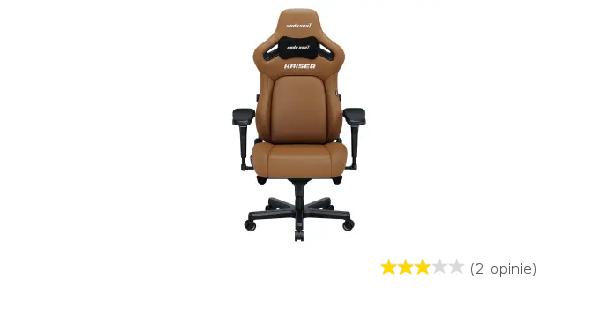Anda Seat Kaiser 4 XL Gamingowy do 200kg Skóra Eco Brązowy - Dobra cena ...