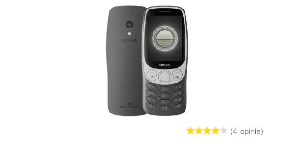 Telefon Nokia 3210 4G TA-1618 DS 2,4" Czarny - Opinie, Cena - RTV EURO AGD