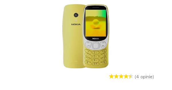 Telefon Nokia 3210 4G TA-1618 DS 2,4" Żółty - Opinie, Cena - RTV EURO AGD