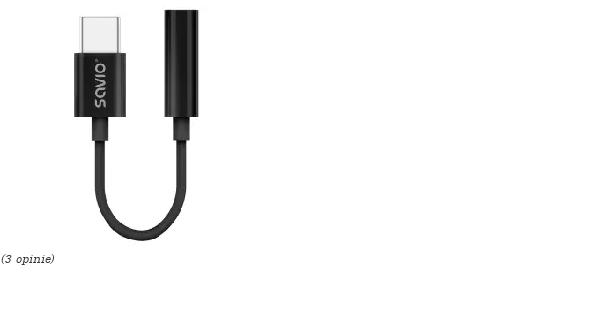 Savio AK-74 USB-C - mini jack 3,5mm Czarny - Dobra cena, Opinie w ...