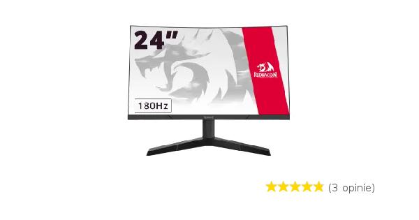 Monitor Redragon PEARL II GM24G3C 23.6" Full HD VA 180Hz 4ms ...